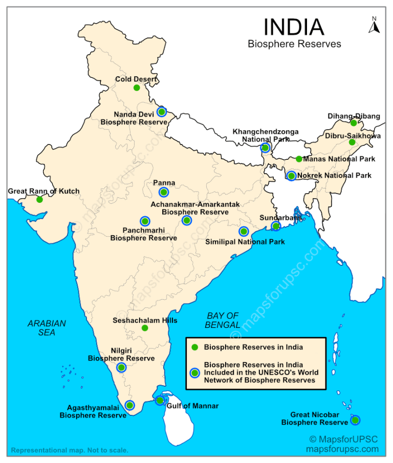 18 Biosphere Reserves in India with PDF Map and key Facts
