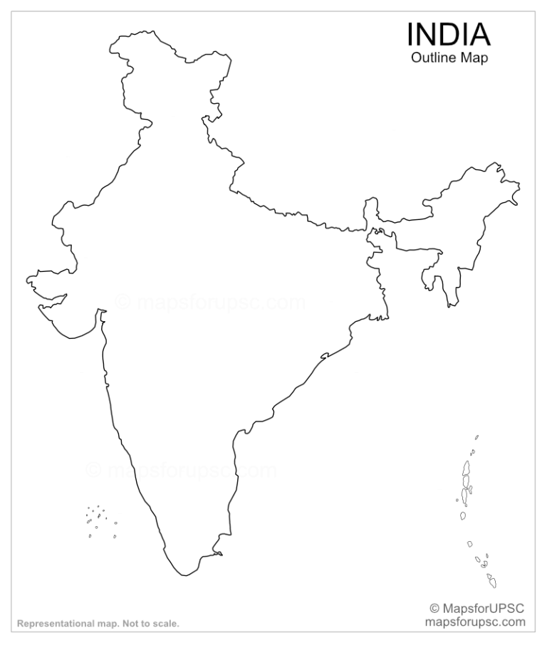 Outline Maps of India and the World with Free PDF Downloads